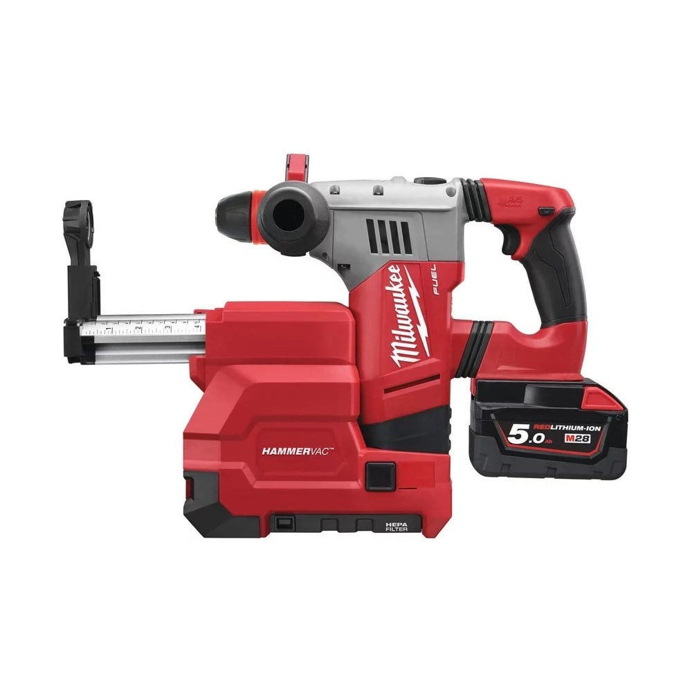 Аккумуляторный перфоратор с системой пылеудаления Milwaukee M28 CHPXDE ...