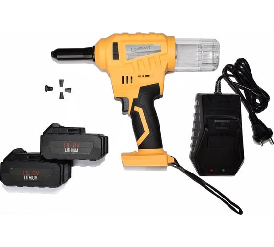 Аккумуляторный заклепочник ABSOLUT SKytools 4.0Ач х 2 SK64 - выгодная цена, отзывы ...