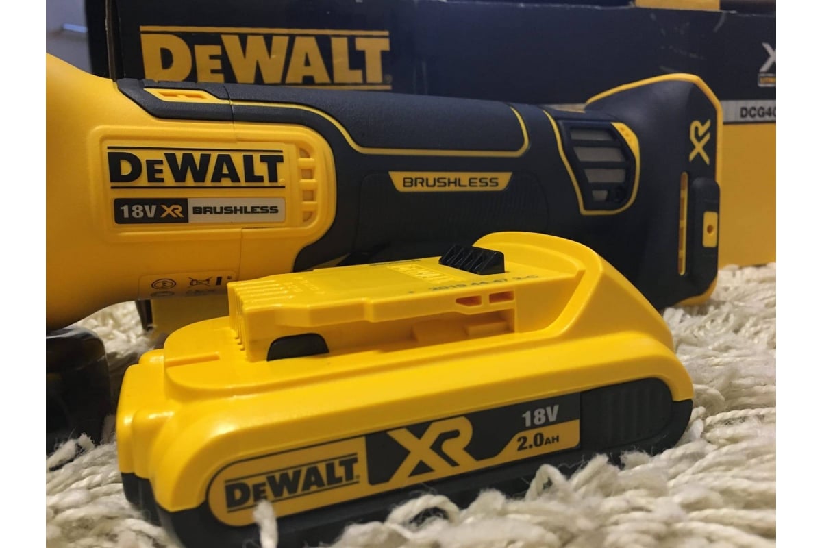 Бесщеточная угловая шлифмашина DEWALT 18 В XR DCG406N - выгодная цена ...
