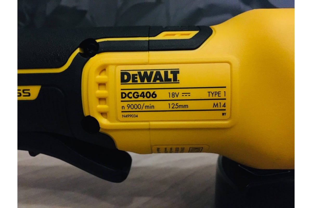 Бесщеточная угловая шлифмашина DEWALT 18 В XR DCG406N - выгодная цена ...