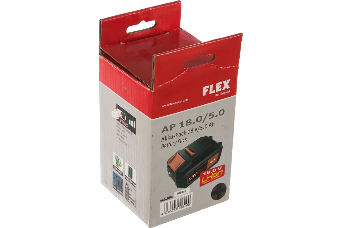 Аккумулятор Li-Ion, 18 В, 5 Ач AP 18.0/5.0 FLEX 445894 - выгодная цена ...