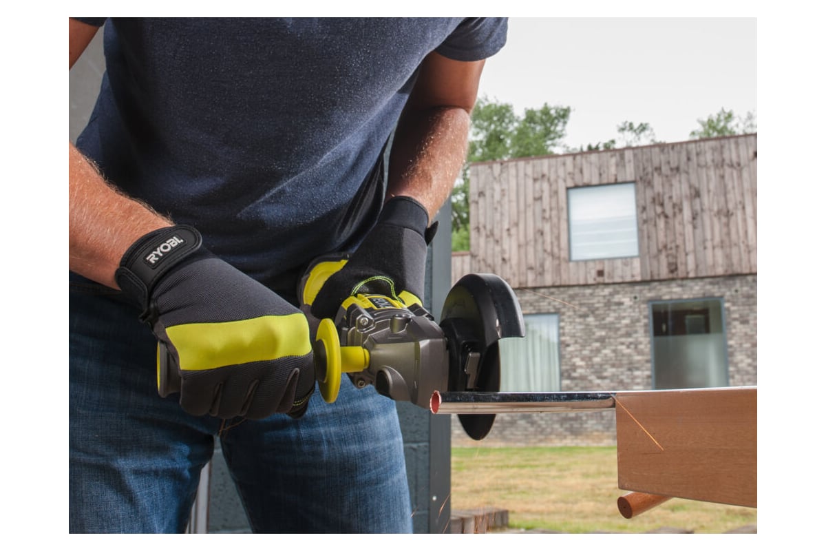 Бесщеточная углошлифмашина Ryobi ONE+ R18AG7-140S 5133004231 - выгодная цена, отзывы ...