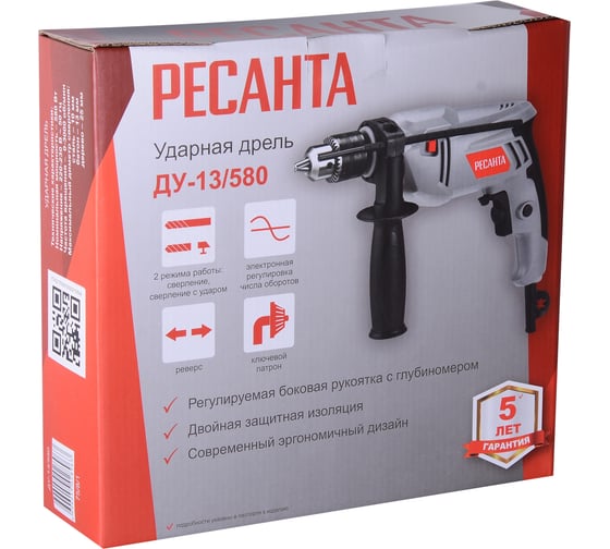 Ударная дрель Ресанта ДУ-13/580 75/8/1 - выгодная цена, отзывы ...