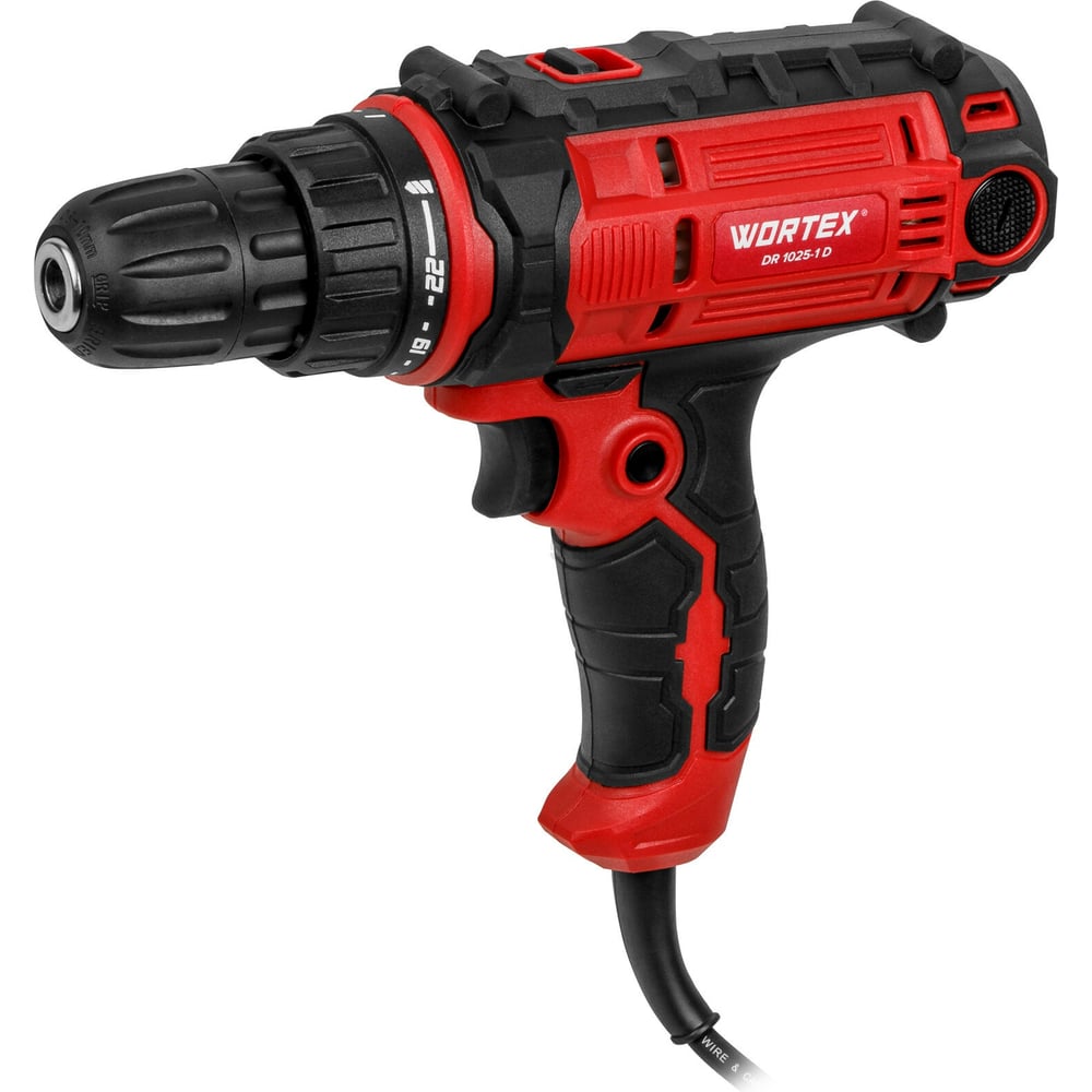 Дрель-шуруповерт WORTEX DR 1025-1 D в коробке, 300 Вт, 50 Нм, 2 скорости 1318793 - выгодная цена ...