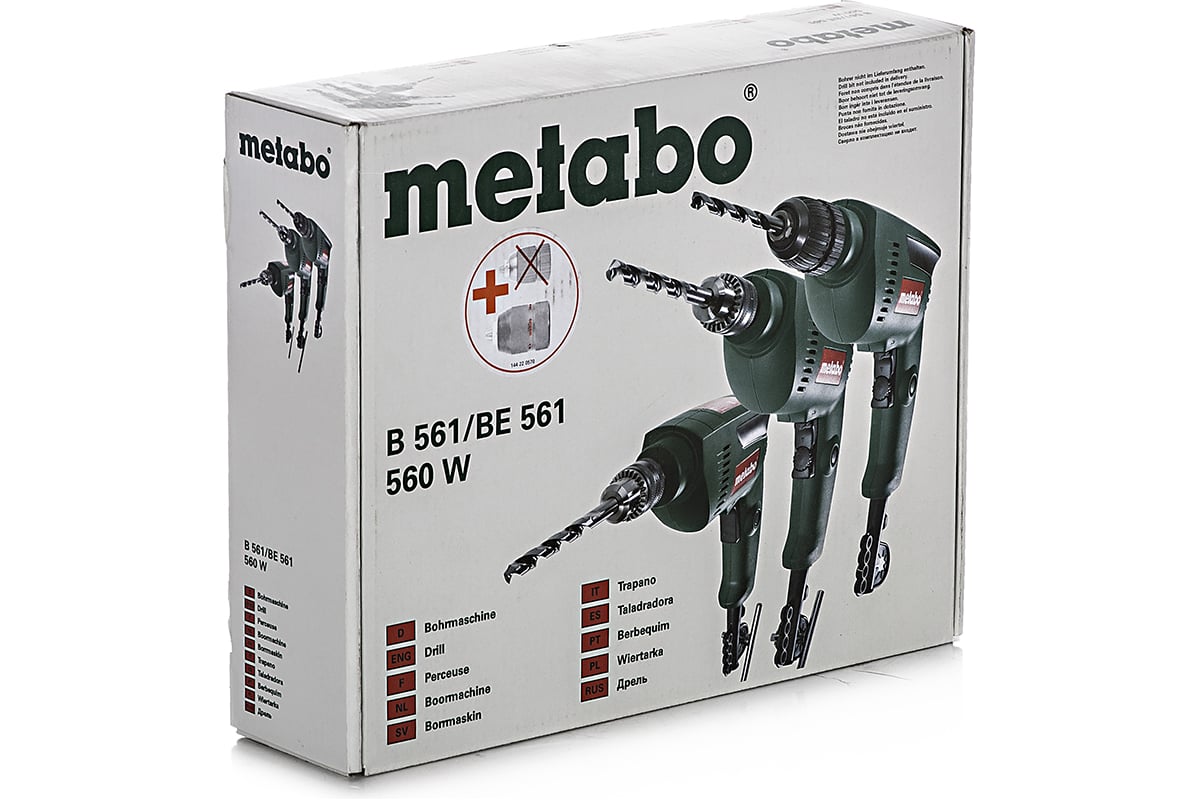 Дрель Metabo BE 561 601162930 - выгодная цена, отзывы, характеристики ...