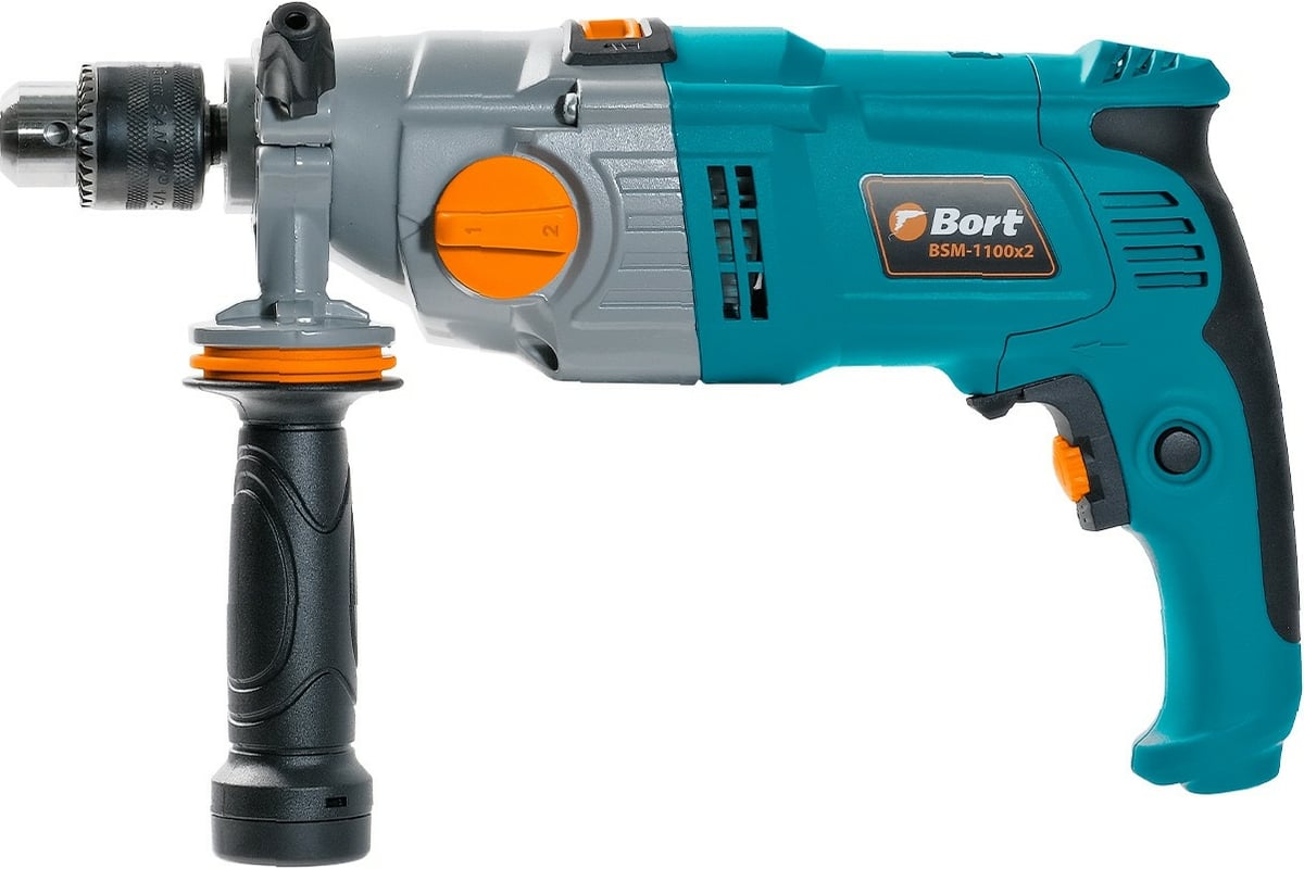 Ударная дрель BORT BSM-1100x2 93412499 - выгодная цена, отзывы ...
