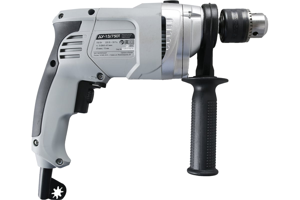 Ударная дрель Интерскол ДУ-13/750Т Т 228.1.0.40 - выгодная цена, отзывы ...