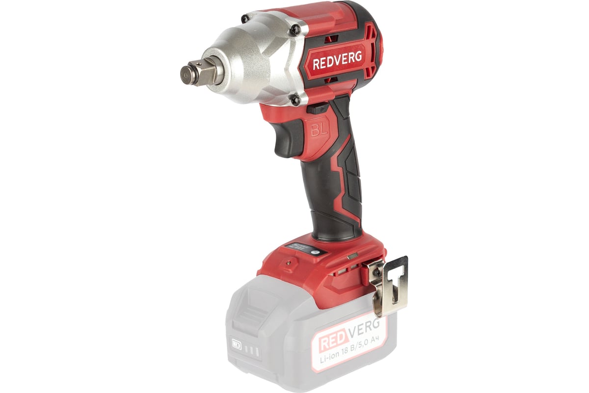 Гайковерт аккумуляторный ударный бесщеточный REDVERG RD-IW18BL-350/U ...
