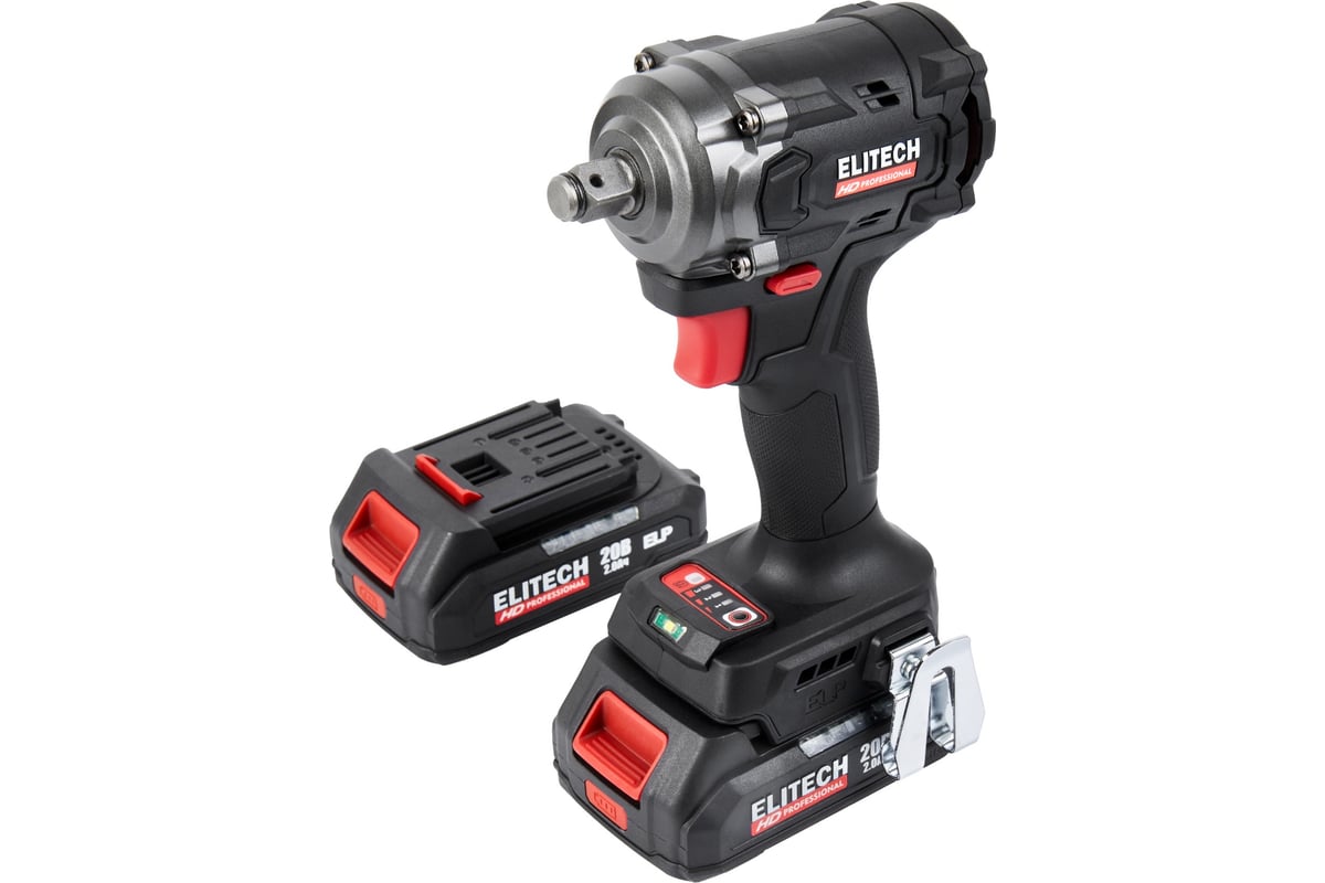Аккумуляторный гайковёрт Elitech CW 2004SL (E2201.056.01) HD 205737 ...