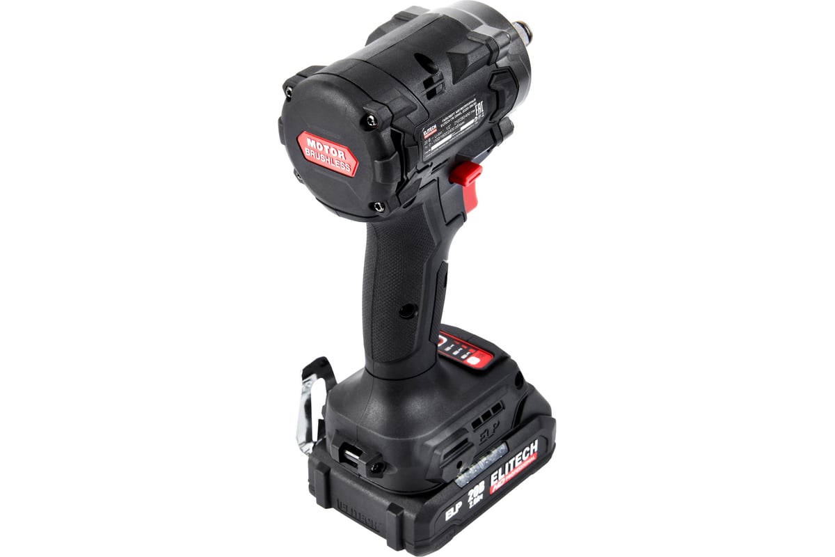 Аккумуляторный гайковёрт Elitech CW 2004SL (E2201.056.01) HD 205737 ...