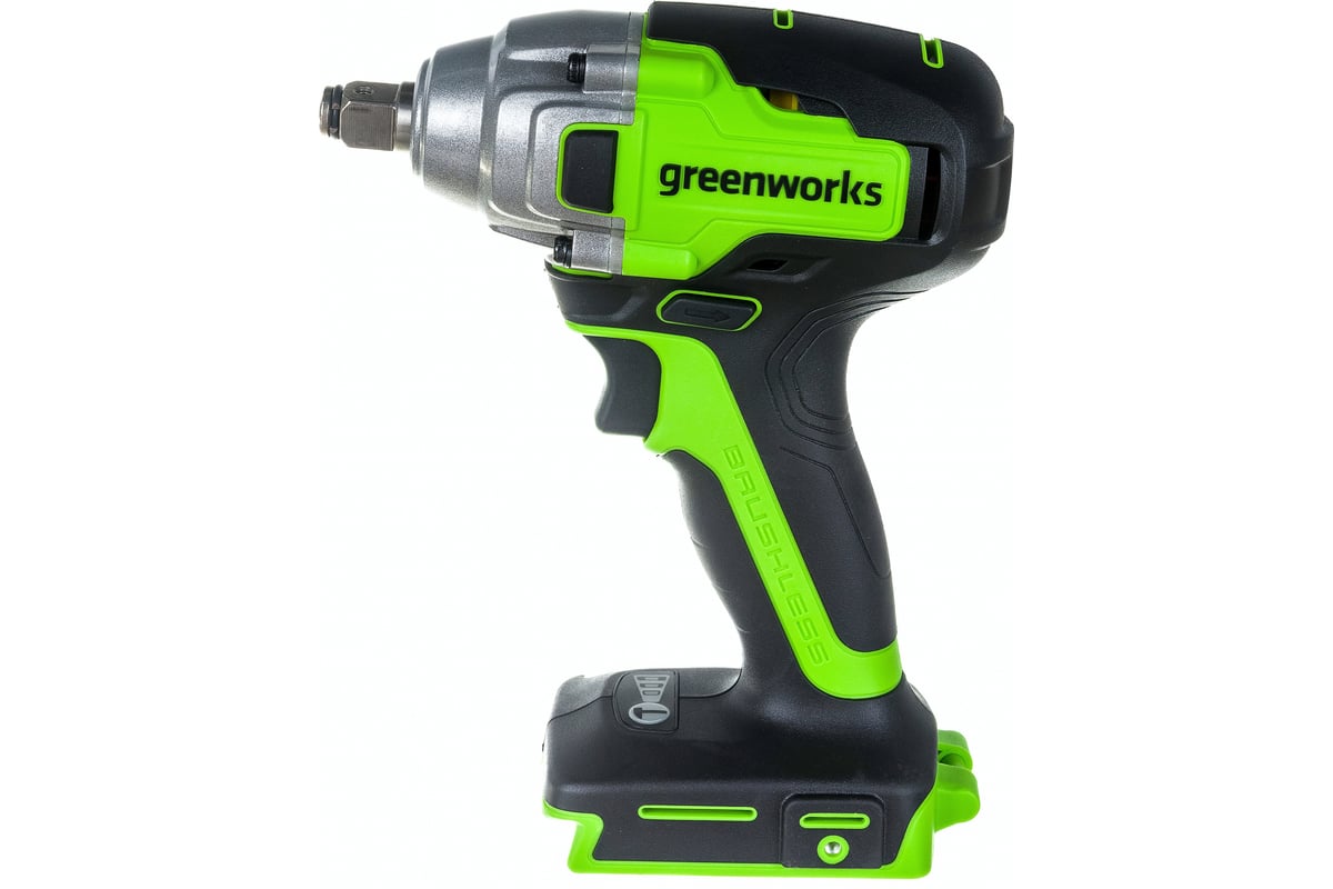 Ударный аккумуляторный гайковерт Greenworks GD24IW400 3802907 ...