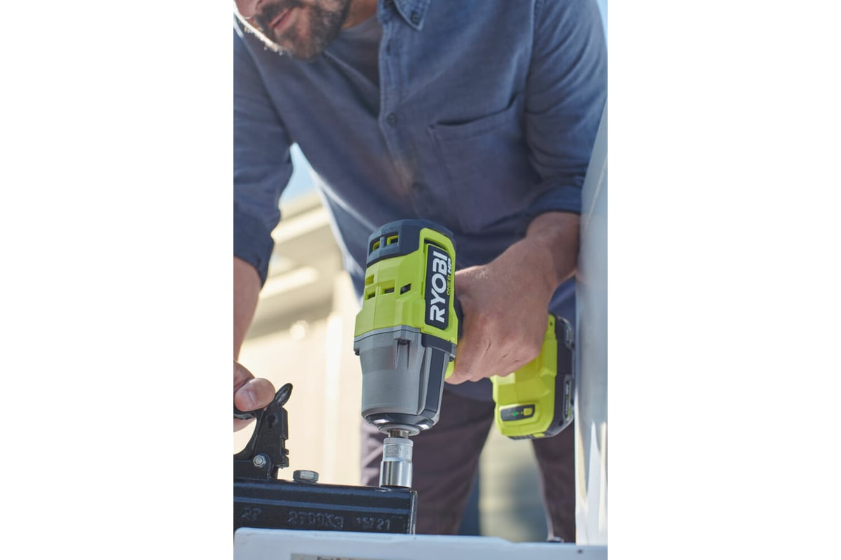 Бесщеточный ударный гайковерт Ryobi ONE+ HP RIWH18X-0 5133005392 ...