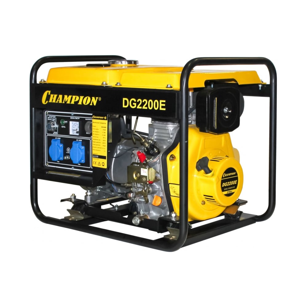 Дизельный генератор CHAMPION DG2200E - выгодная цена, отзывы ...