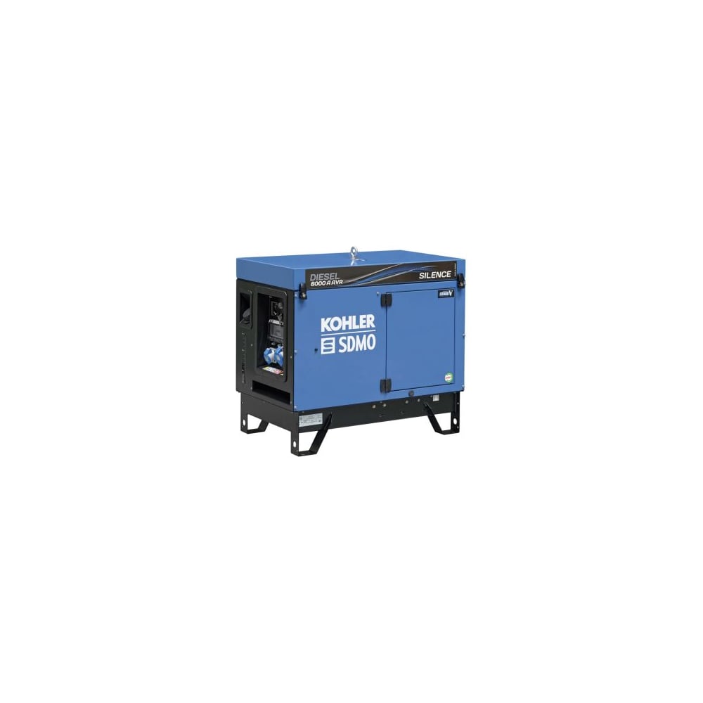 Дизельный генератор KOHLER-SDMO Diesel 6000 A Silence AVR C5 4.9 кВт ...