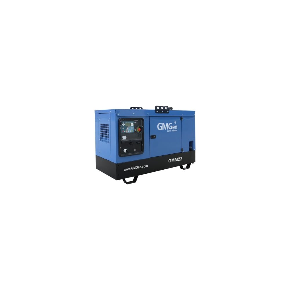 Дизель генератор GMGen Power Systems GMM22 16 кВт, 380/220 В в шумозащитном кожухе 502584 ...
