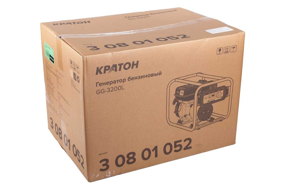 Бензиновый генератор КРАТОН GG-3200L 3 08 01 052 - выгодная цена ...