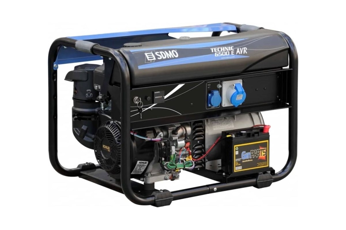 Бензиновый генератор KOHLER-SDMO TECHNIC 6500 E C5 4687201728801 - выгодная цена, отзывы ...