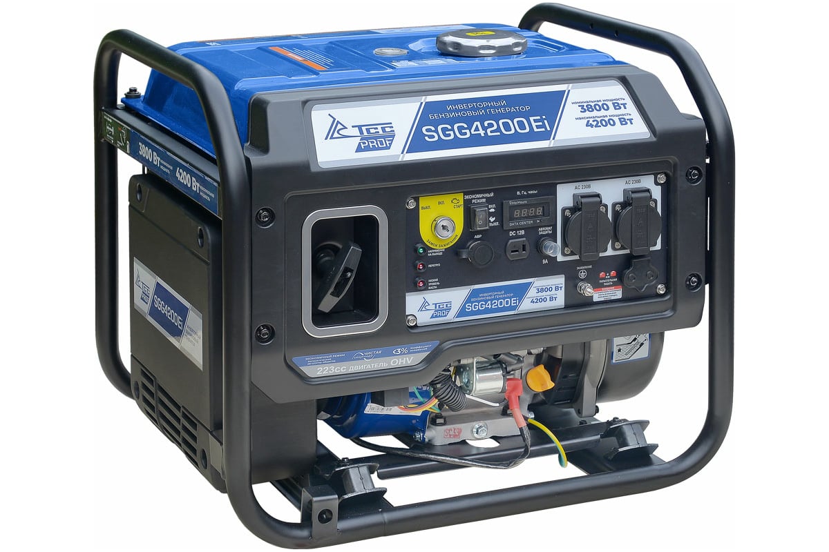 Инверторный бензогенератор ТСС SGG 4200Ei 060036 - выгодная цена, отзывы, характеристики, 1 ...