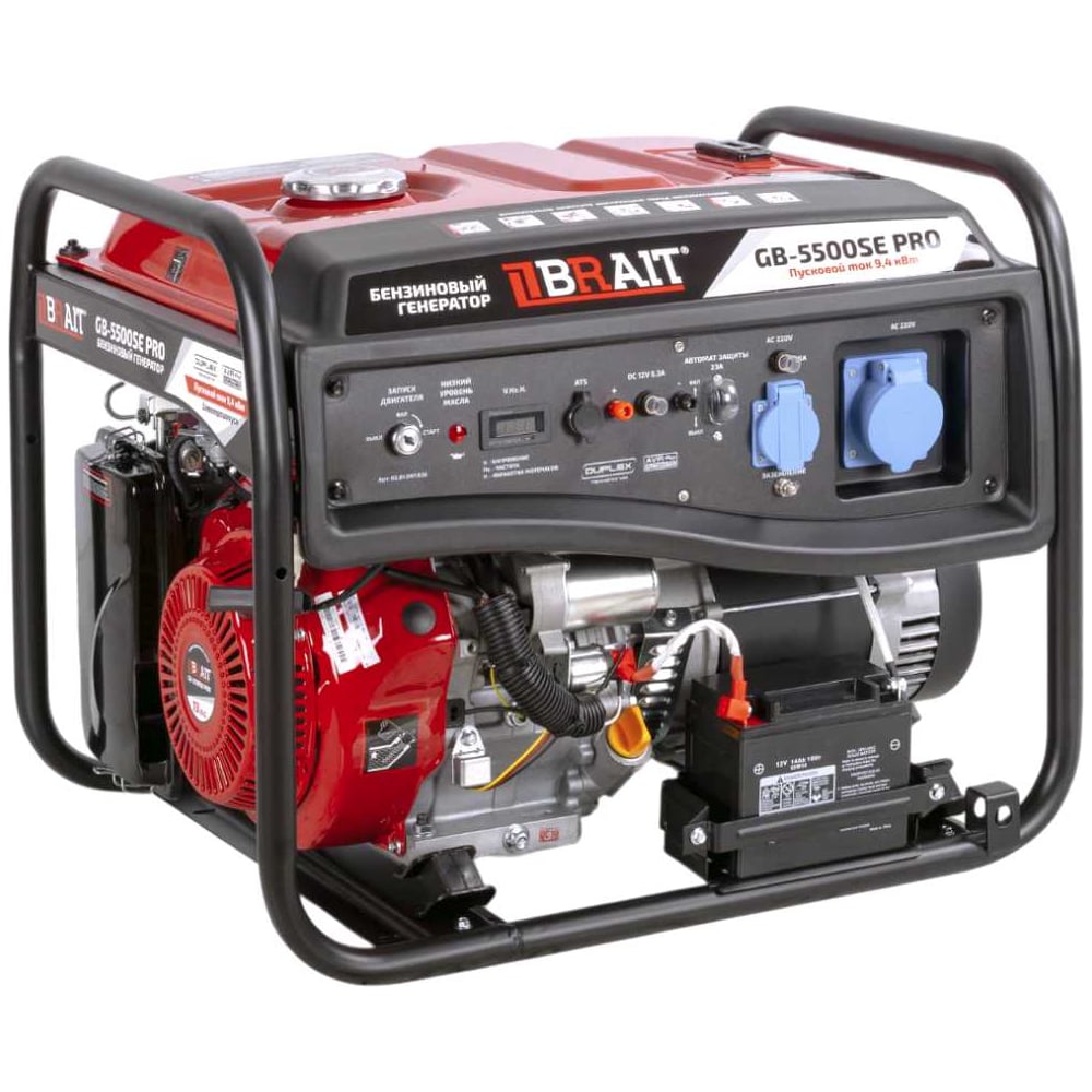 Генератор бензиновый BRAIT GB-5500SE PRO 02.01.097.035 - выгодная цена, отзывы, характеристики ...