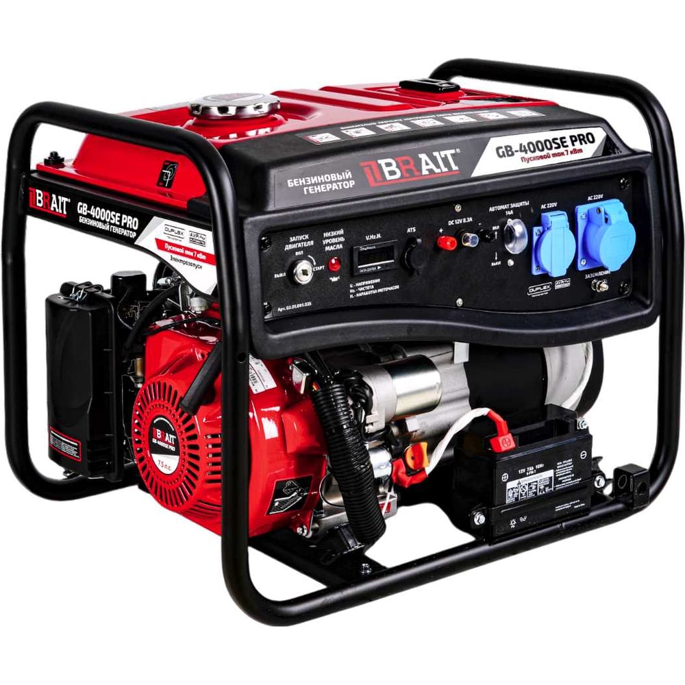 Генератор бензиновый BRAIT GB-4000SE PRO 02.01.095.035 - выгодная цена, отзывы, характеристики ...