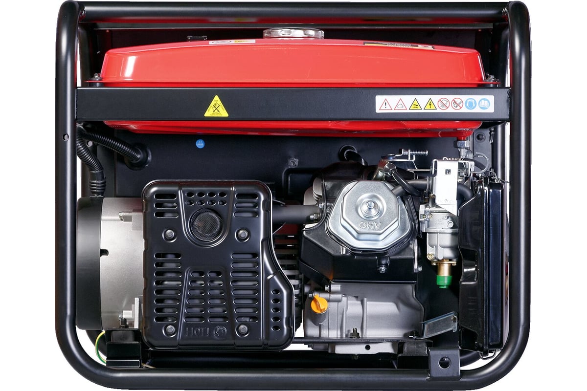 Бензиновая электростанция с электростартером и одинаковой выходной ...