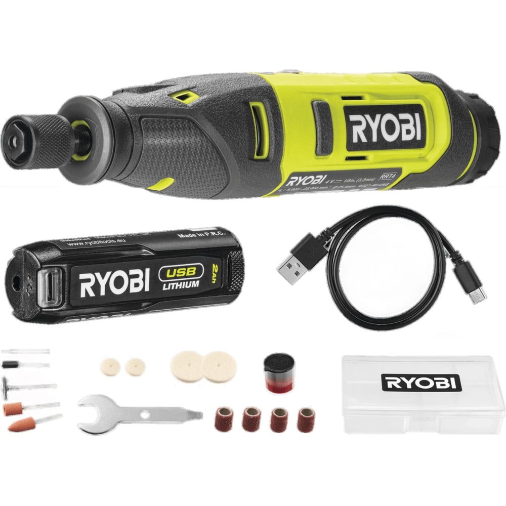 Гравировальная машина Ryobi RRT4-120GA15 4 В 5133005634 - выгодная цена ...