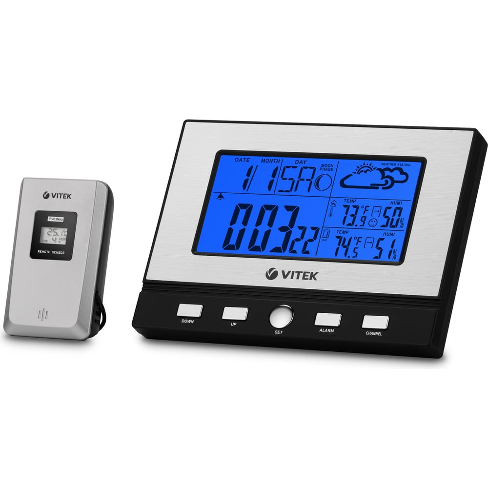 Беспроводная метеостанция Vitek VT-3533 3533-VT-03 - выгодная цена ...