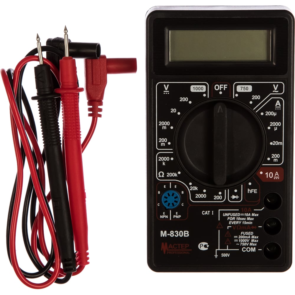 Портативный мультиметр Master Professional M830B 90830 - выгодная цена ...