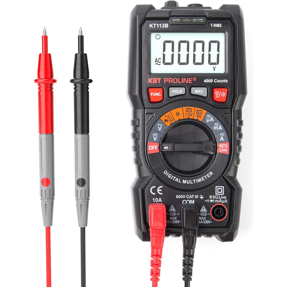 Цифровой мультиметр КВТ KT 113B PROLINE 79125 - выгодная цена, отзывы ...