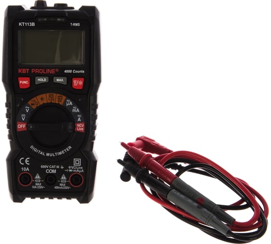 Цифровой мультиметр КВТ KT 113B PROLINE 79125 - выгодная цена, отзывы ...