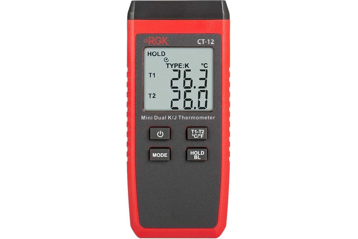 Термометр RGK CT-12 с поверхностным зондом TR-10S с поверкой 779869 ...