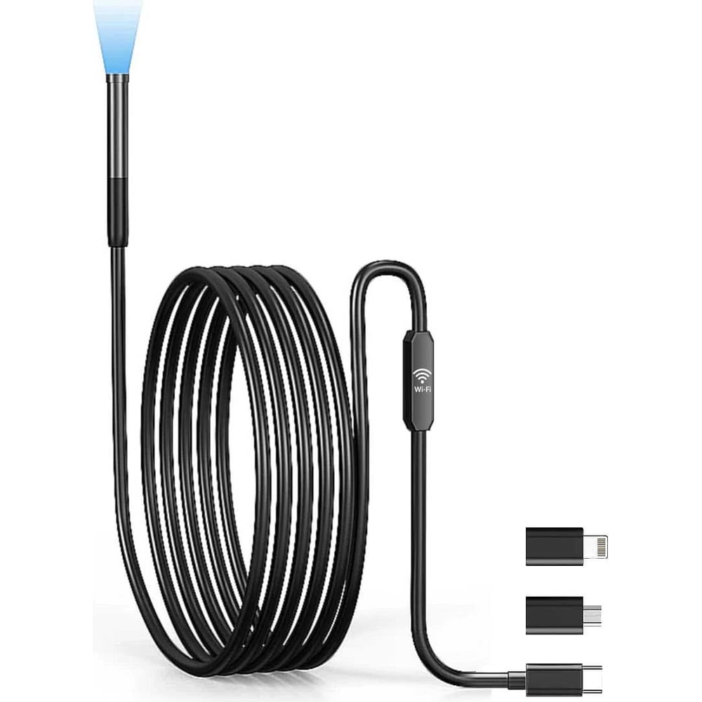 Видеоэндоскоп iCarTool USB, для смартфона/планшета 2Мп (1920x1080), зонд 7.9мм, длина 1м IC-V801 ...