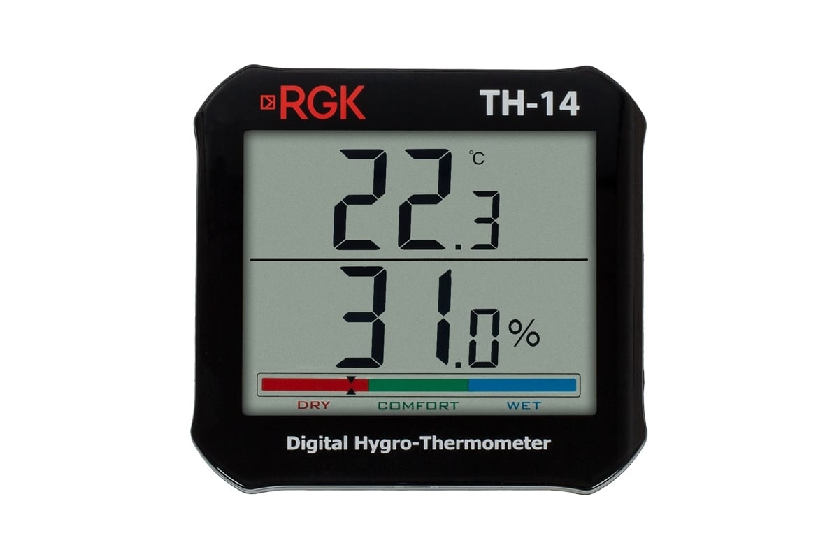 Термогигрометр RGK TH-14 776202 - выгодная цена, отзывы, характеристики ...