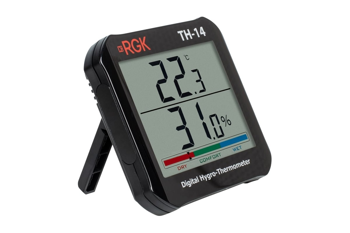 Термогигрометр RGK TH-14 776202 - выгодная цена, отзывы, характеристики ...