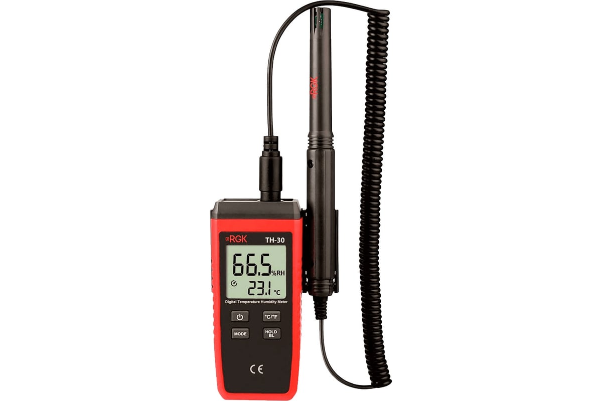 Термогигрометр RGK TH-30 776325 - выгодная цена, отзывы, характеристики ...