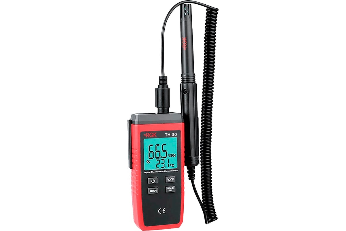Термогигрометр RGK TH-30 776325 - выгодная цена, отзывы, характеристики ...
