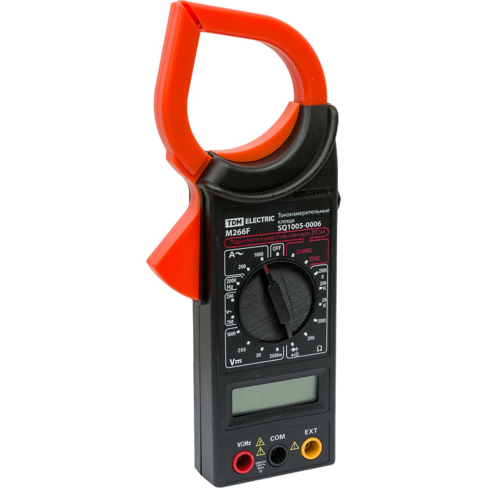 Токоизмерительные клещи TDM МастерЭлектрик М266F SQ1005-0006 - выгодная ...