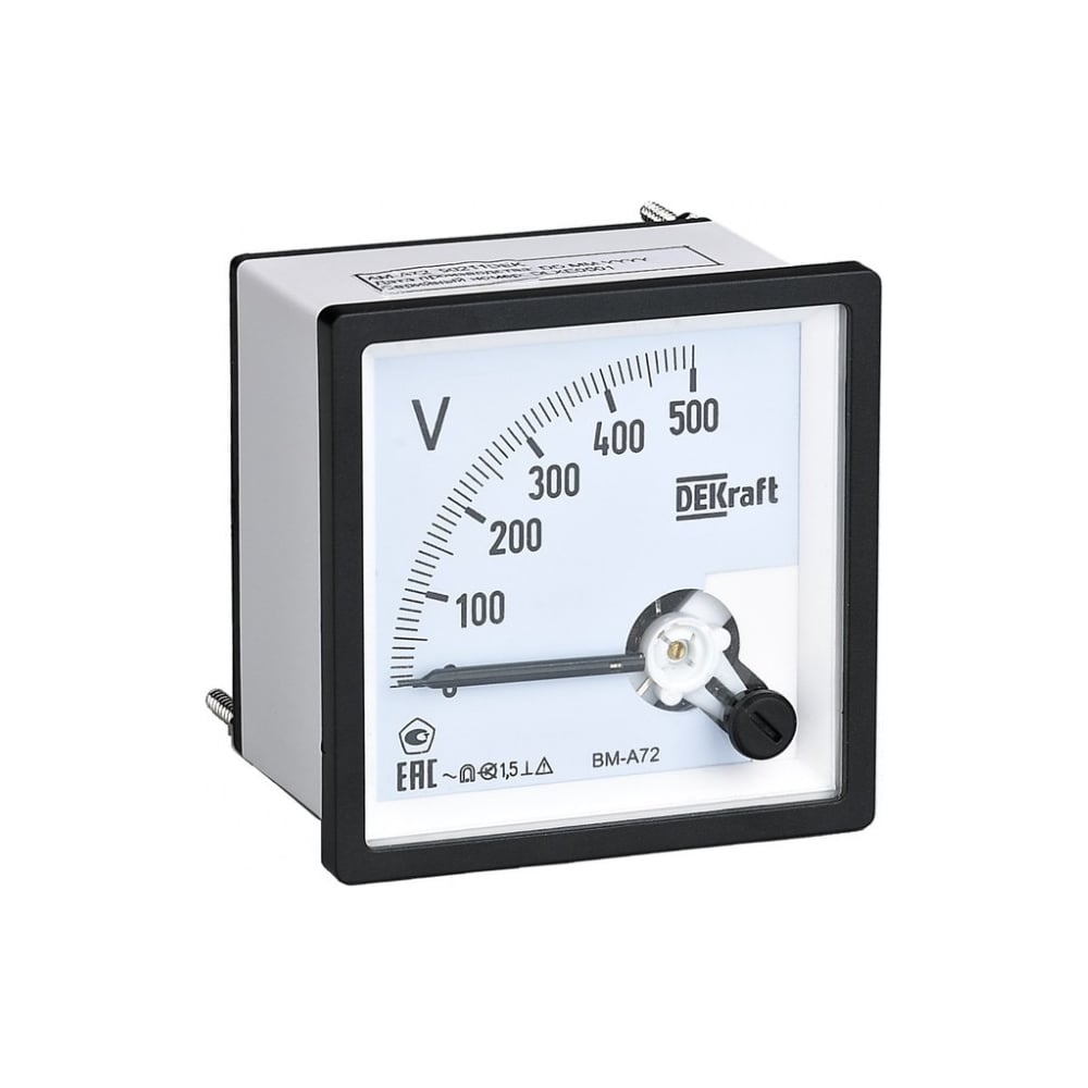 Амперметр аналоговый DEKraft 50/5А AC 72x72мм КТ 1,5 трансформаторное ...