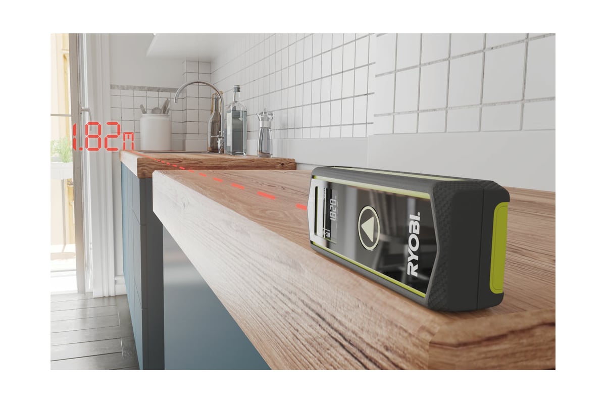 Лазерный дальномер Ryobi RBLDM20 5133004865 - выгодная цена, отзывы ...