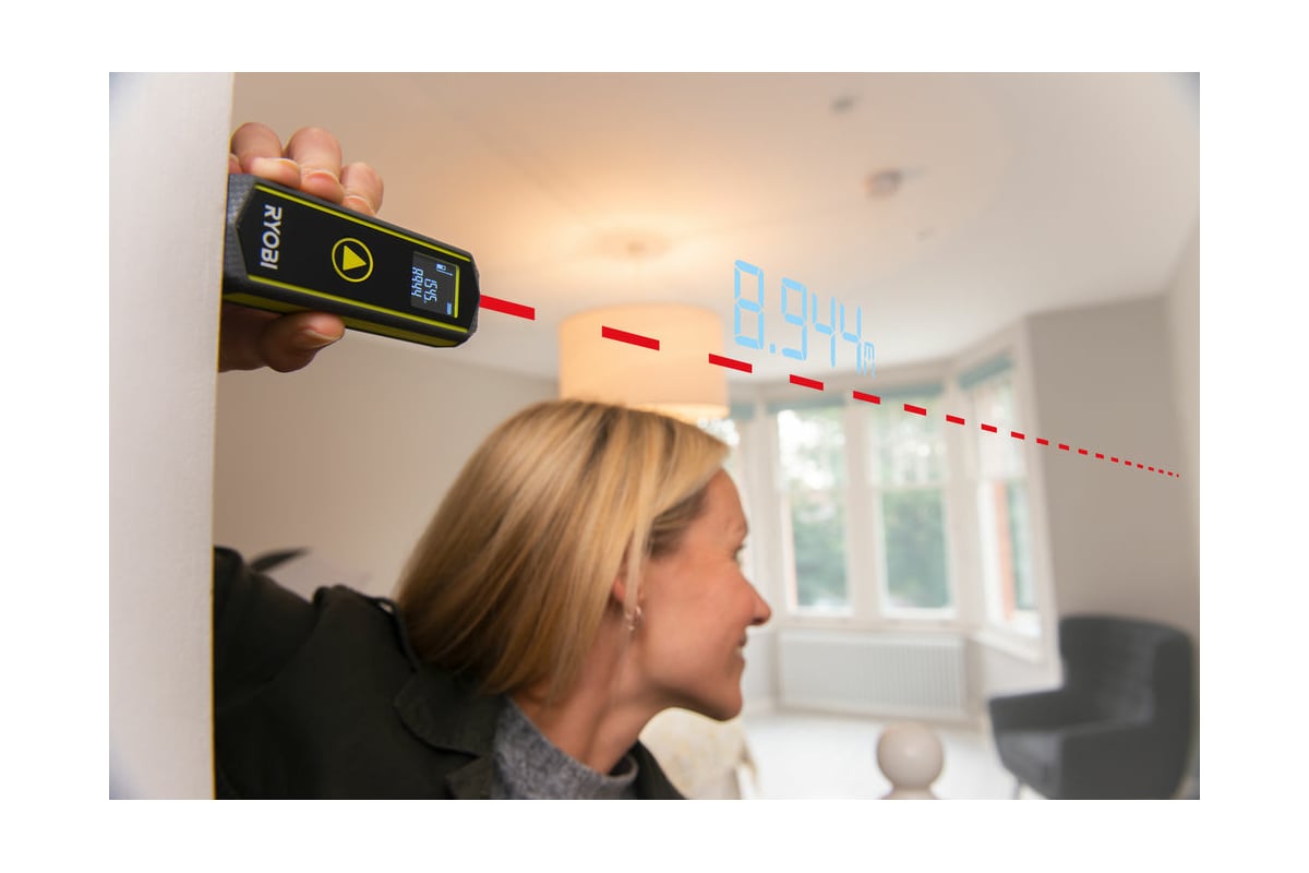 Лазерный дальномер Ryobi RBLDM20 5133004865 - выгодная цена, отзывы ...