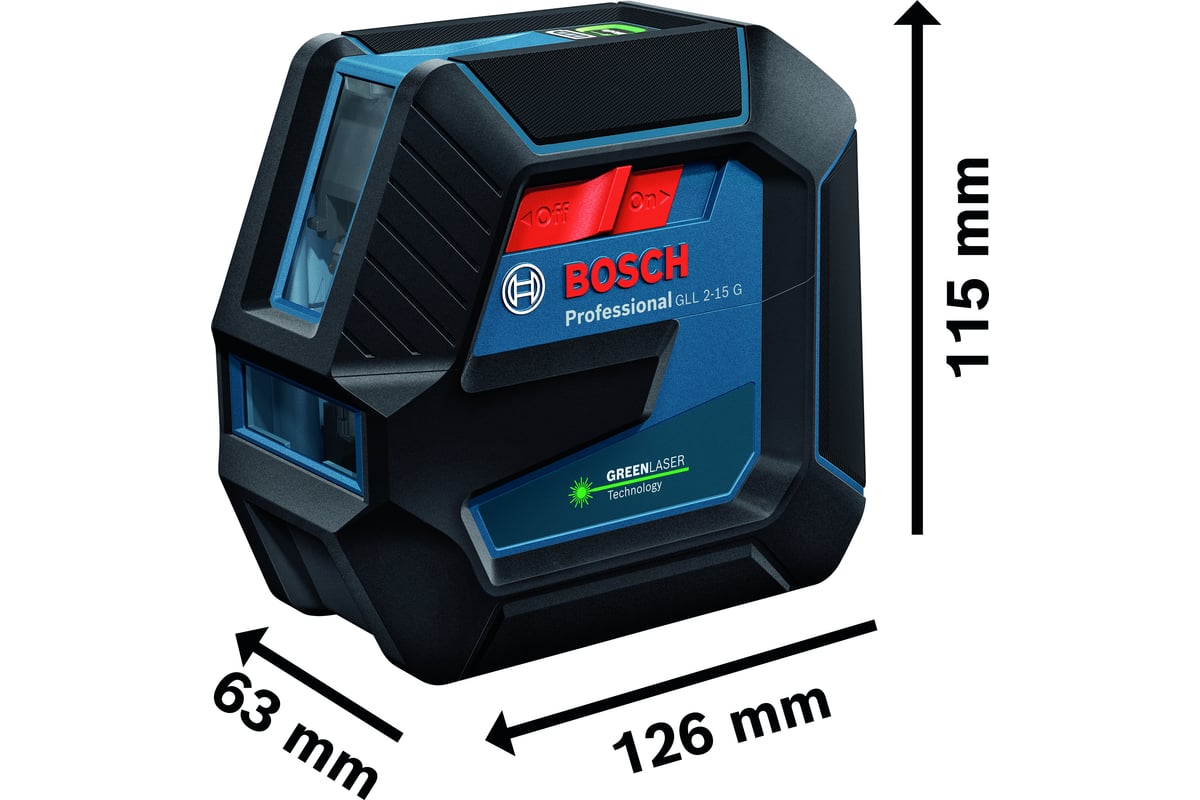 Лазерный нивелир Bosch GLL 2-15 G + LB10 0601063W00 - выгодная цена ...