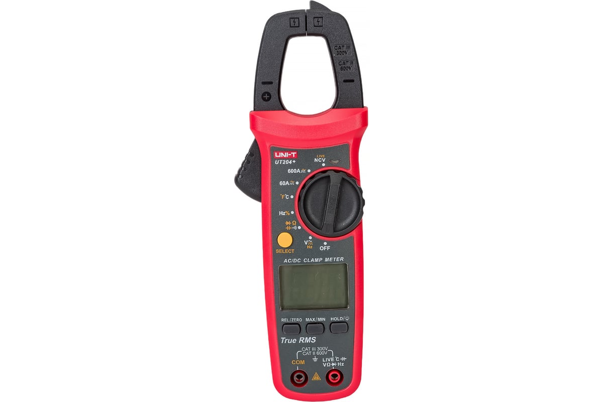 Токоизмерительные цифровые клещи UNI-T UT204+ ACA&DCA с автодиапазоном ...