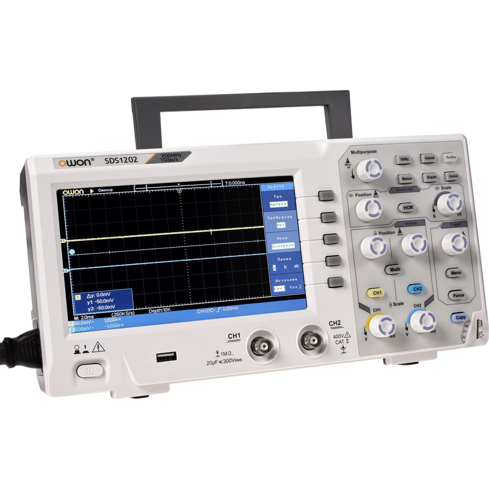 Настольный осциллограф OWON SDS1202 OW203 - выгодная цена, отзывы ...