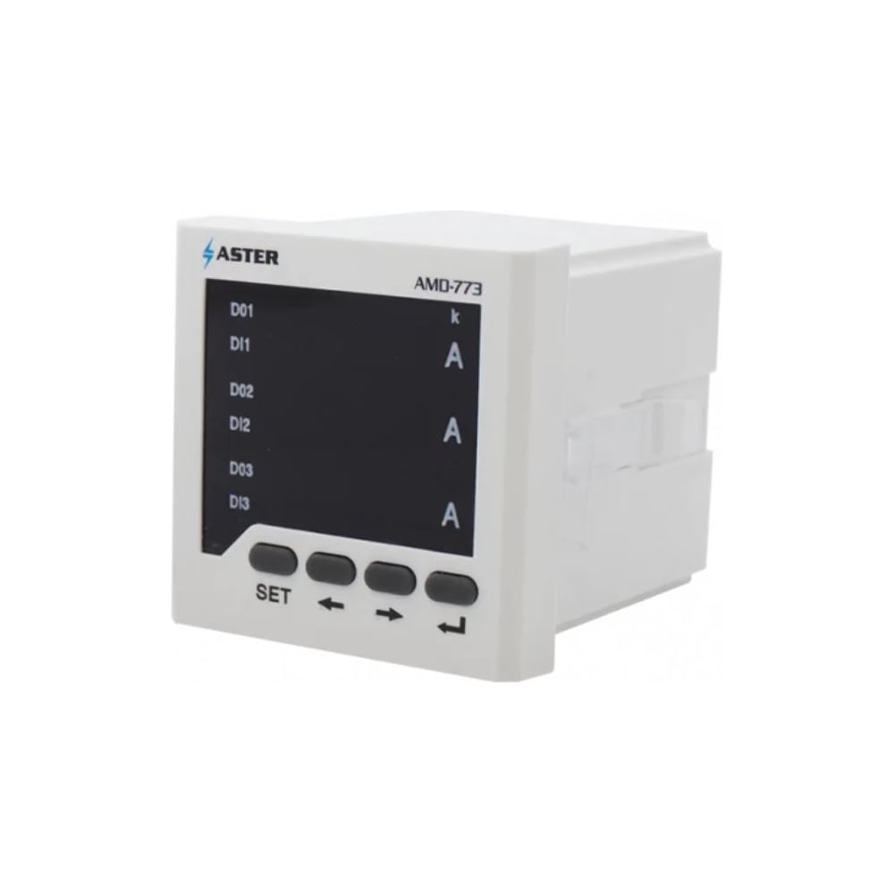 Цифровой трансформаторный однофазный амперметр Aster AMD-771 0-9999А ...