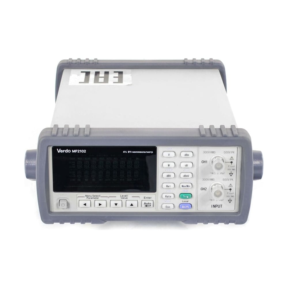 ВЧ-милливольтметр 2-канальный VERDO MF2101, 50 мкВ-300В, 5 Гц-3 МГц, двойной VFD дисплей ...