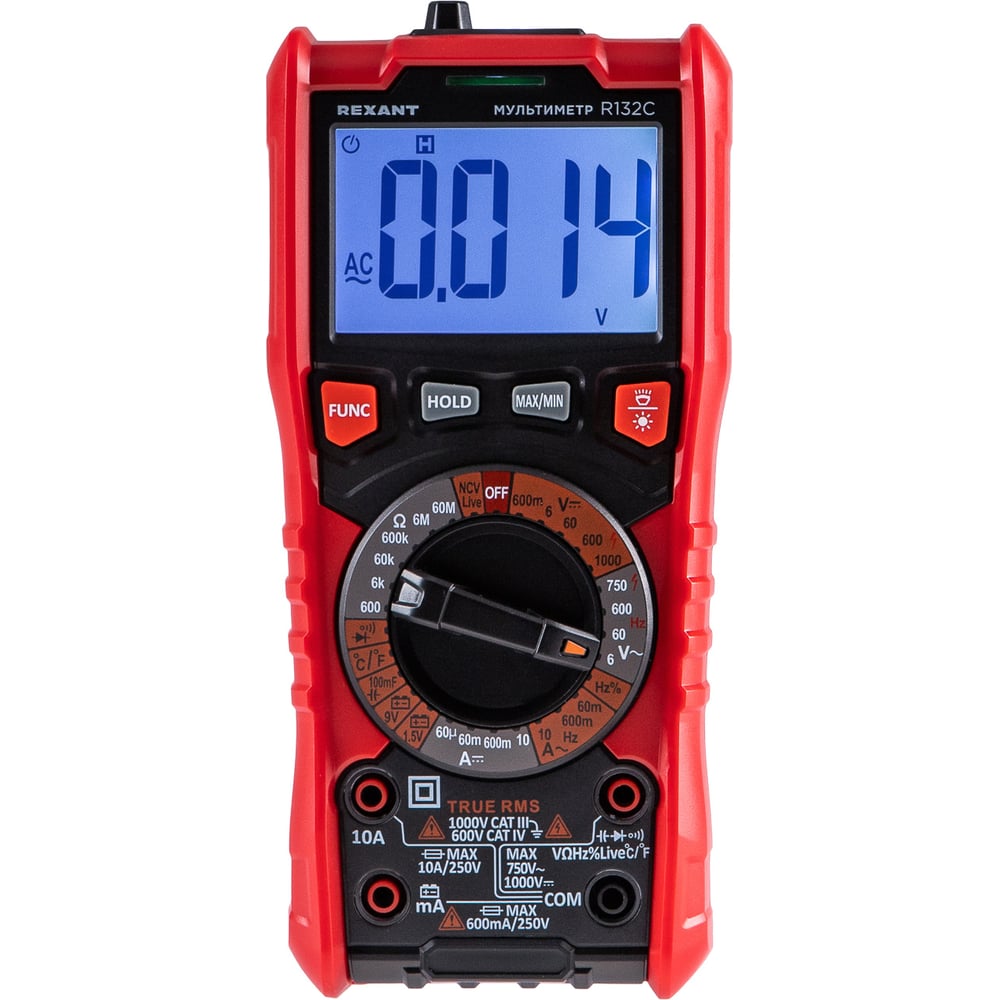 Мультиметр универсальный REXANT R132С 13-3154 - выгодная цена, отзывы, характеристики, фото ...