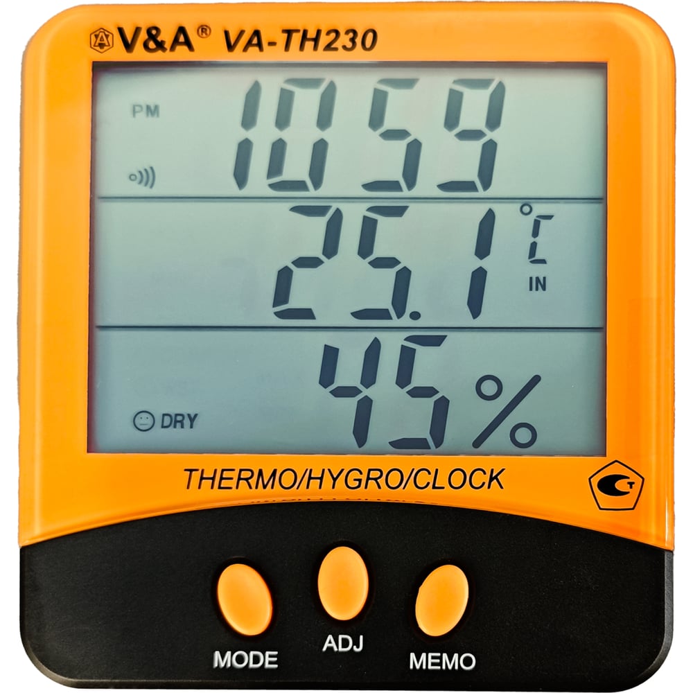 Термогигрометр V&A VA- TH230 с поверкой VA-TH230 - выгодная цена ...