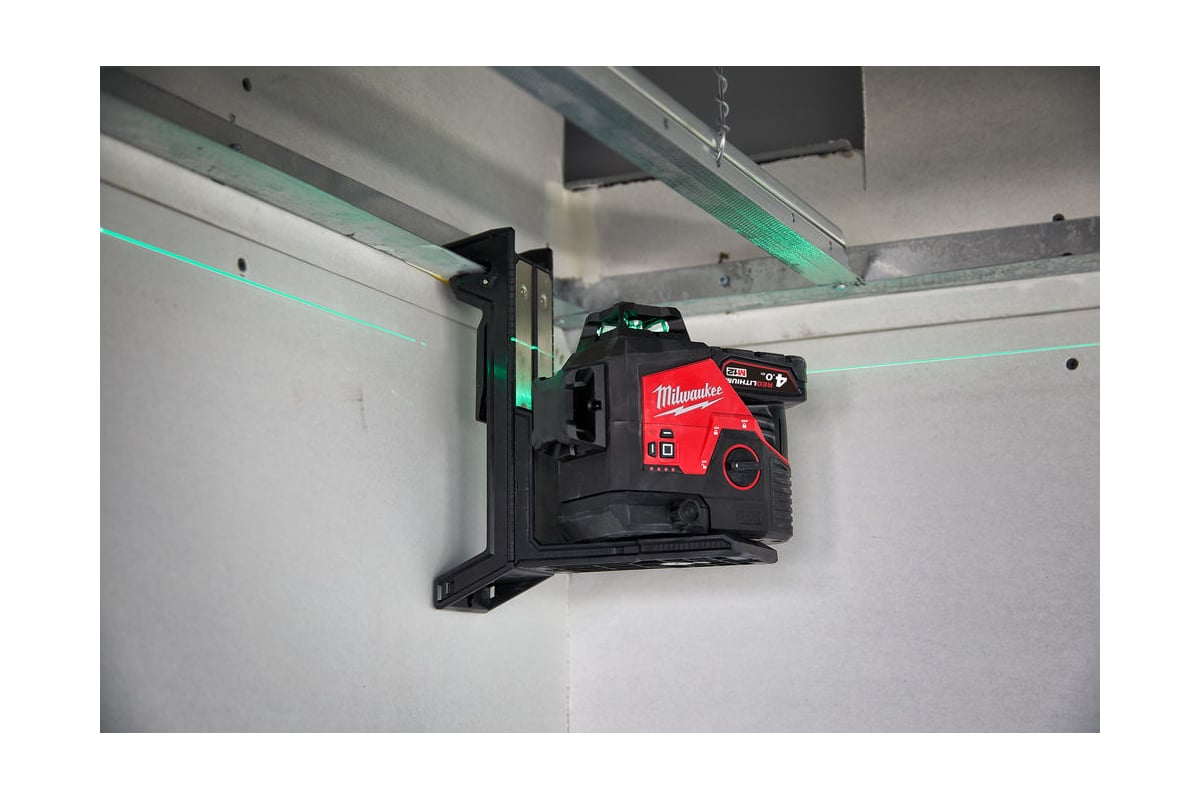 Аккумуляторный мультилинейный лазерный нивелир Milwaukee M12 3PL-0C ...
