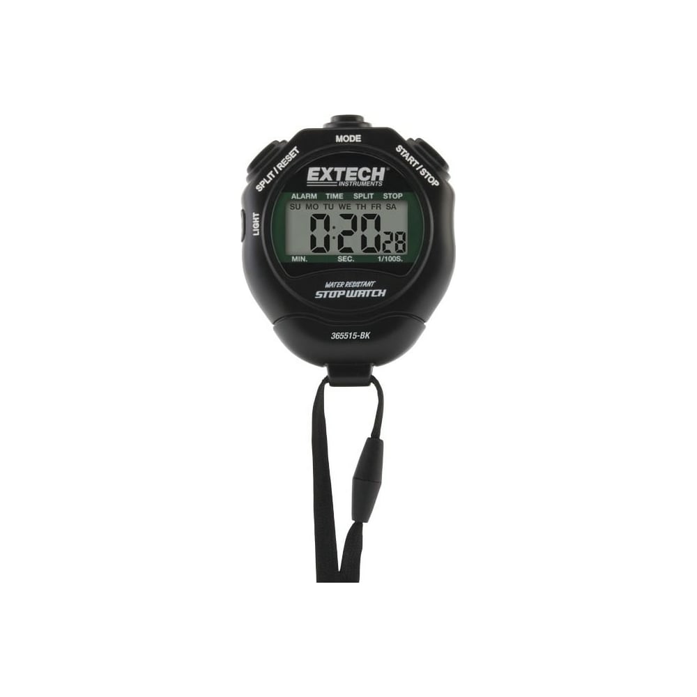 Секундомер/часы с дисплеем с подсветкой Extech 365515-BK - выгодная ...