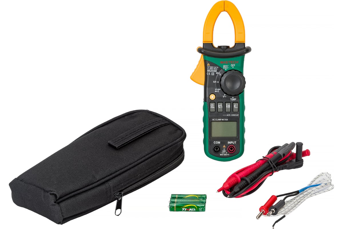 Токовые клещи Mastech MS2008B - выгодная цена, отзывы, характеристики ...